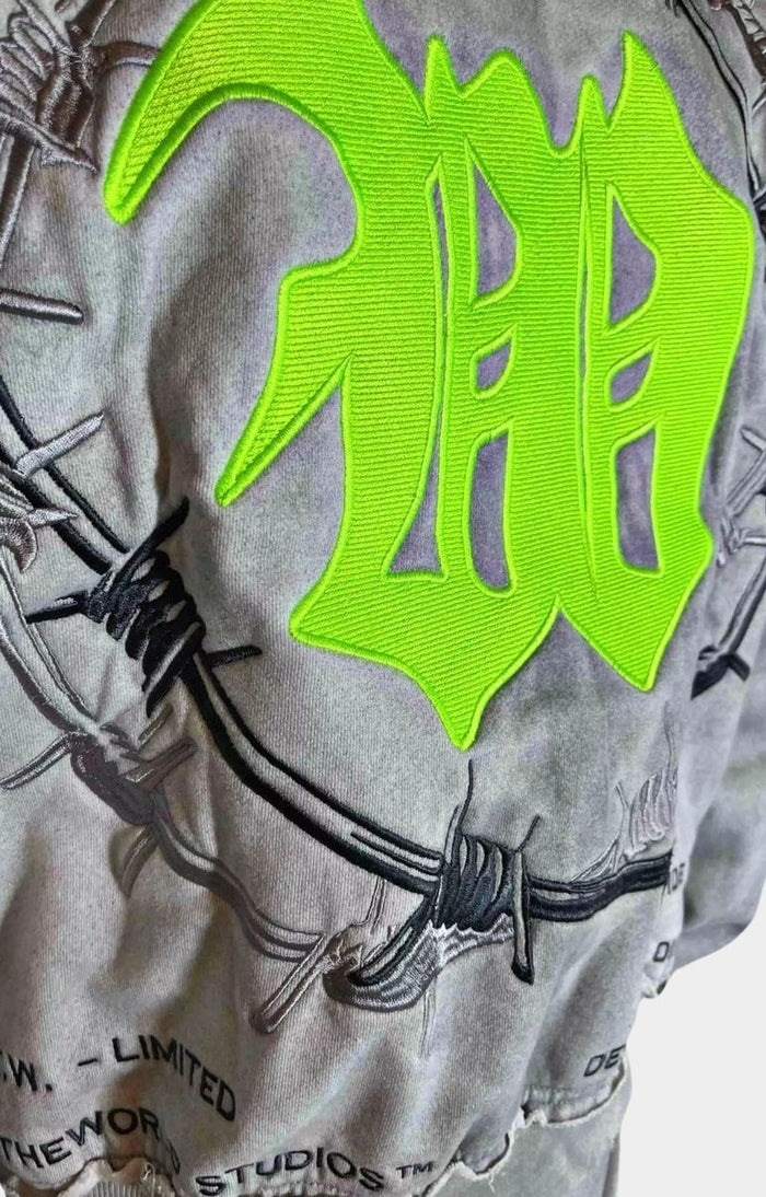 2THEWORLD 95 Neon Sweatsuit | Luxury 640 GSM Organic Cotton Streetwear Set