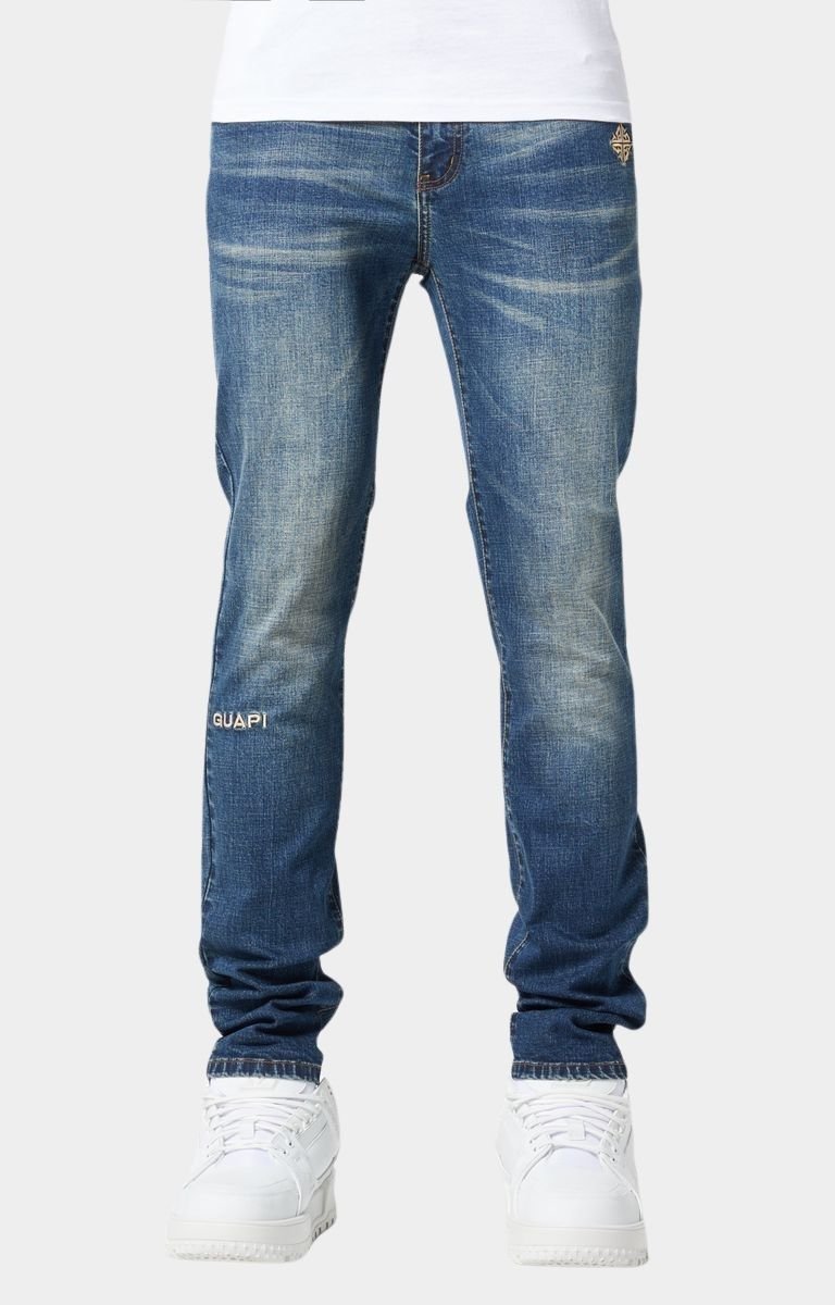 Guapi Royal Blue Basic Regular Denim